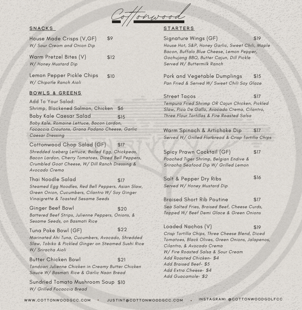 Lounge – Cottonwood Golf & Country Club